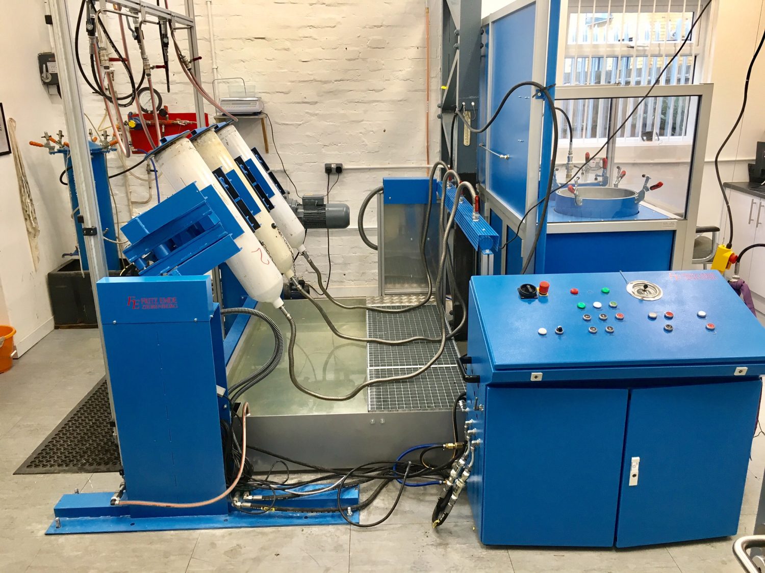 Equipment for Ships Service Companies, Life raft cylinder filling ...